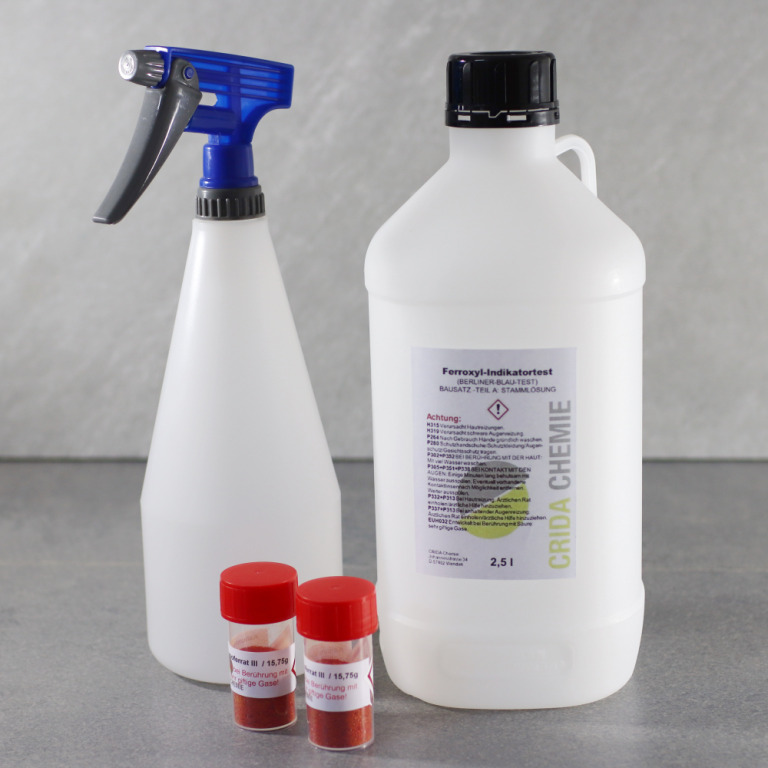 Ferroxyl-Indikator-Test (Berliner Blau Test) – Bausatz – 2,5 Liter ...